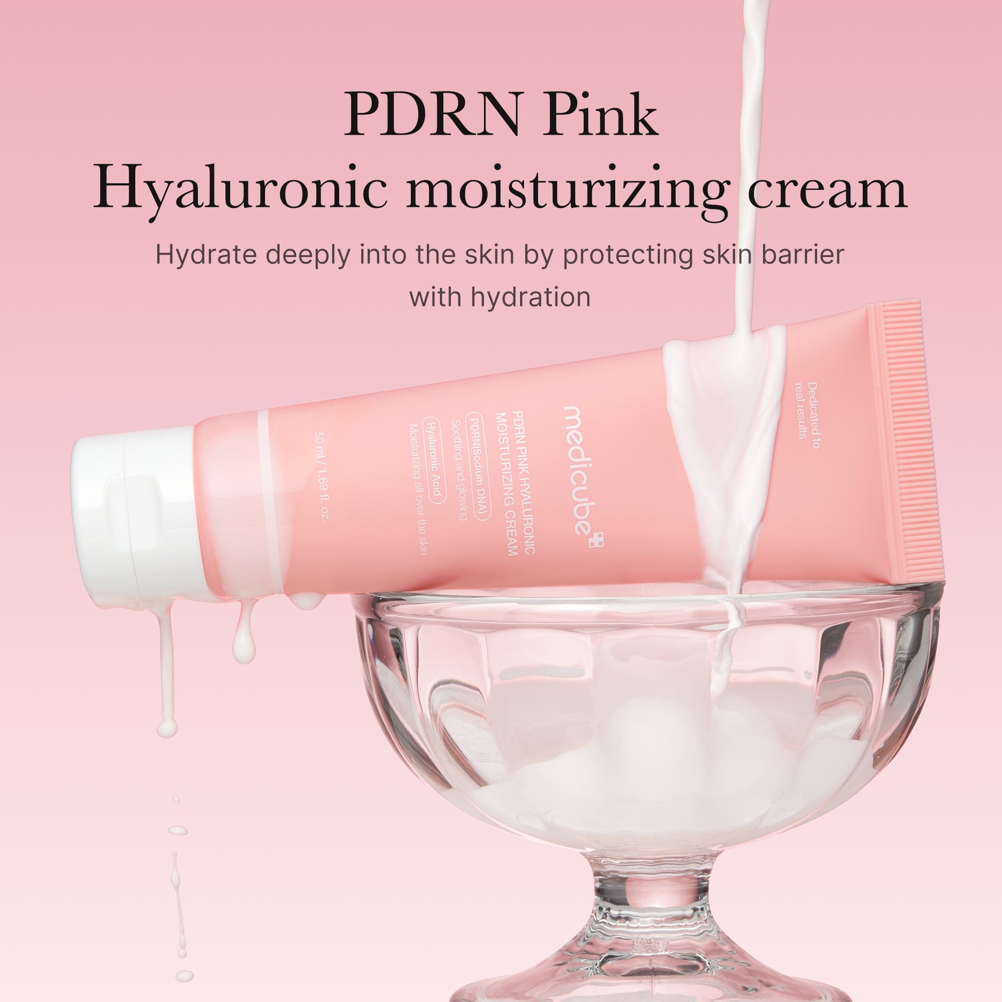 PDRN Pink Hyaluronic Moisturizing Cream – MEDICUBE MY